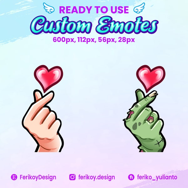 Twitch emotes sign - Etsy México