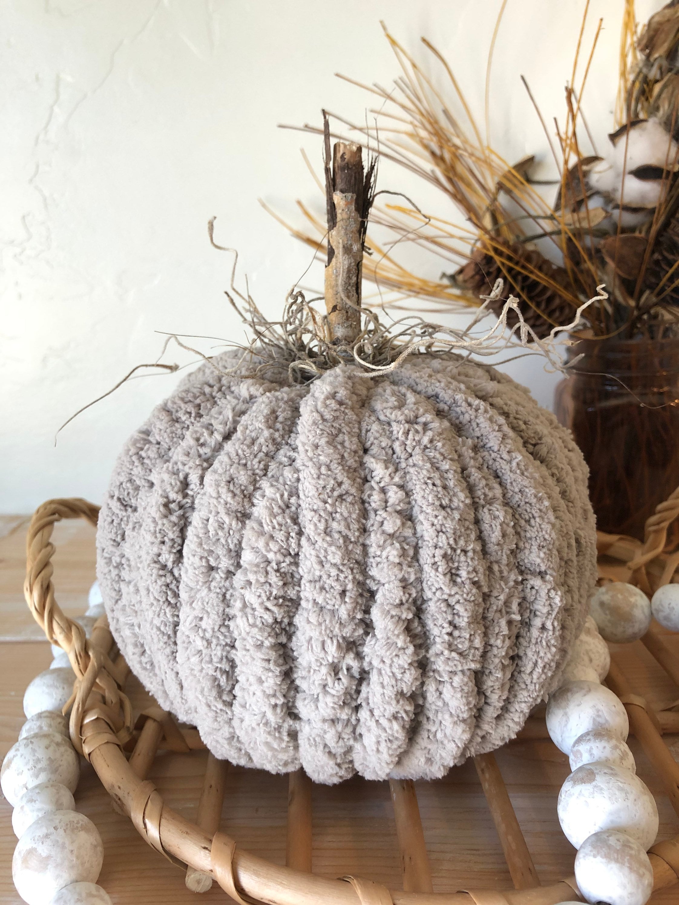 Chunky Yarn Pumpkin Fall Pumpkins Fall Pumpkin - Etsy