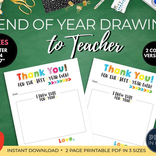 End of Year Letter to Students Preschool - Etsy