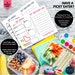 Kids Menu Food Planner Printable Nutrition Worksheet Toddler Meal Plan ...