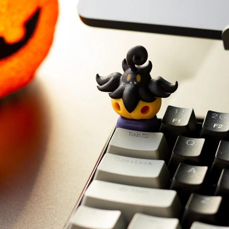 ECHOME Original Anime Keycap Custom Resin Keyboard Caps Halloween Cute ...