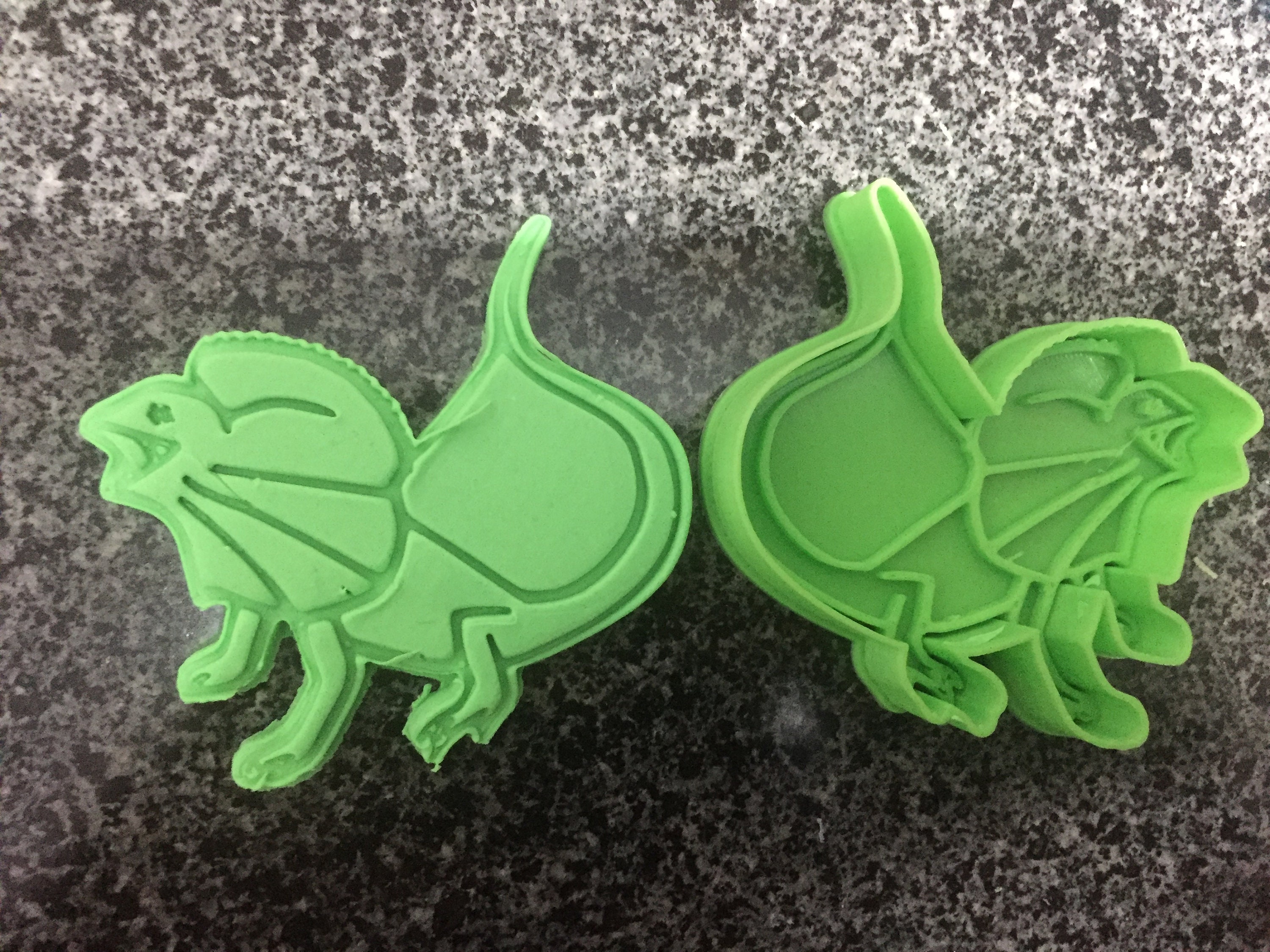 Frilled Neck Lizard Cookie Cutter Embosser - Etsy