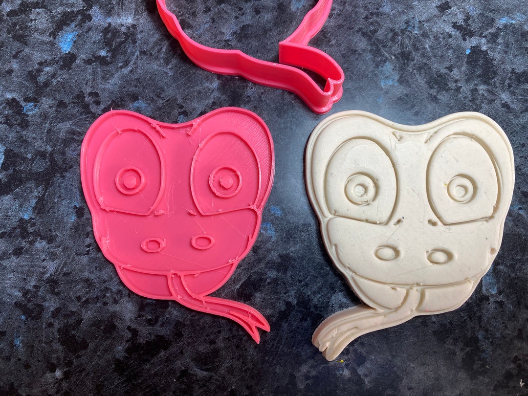 Cute Snake Face Cookie Cutter Embosser - Etsy