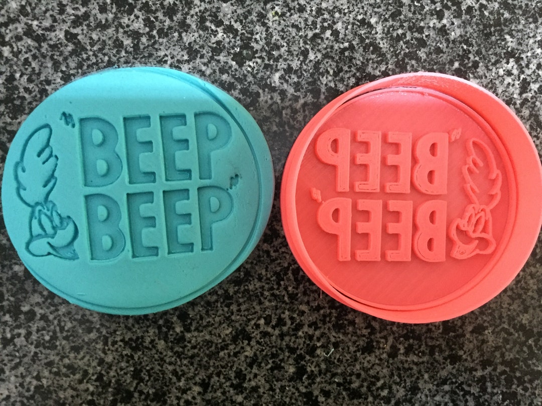 Beep Beep Cookie Cutter Embosser Road Runner - Etsy