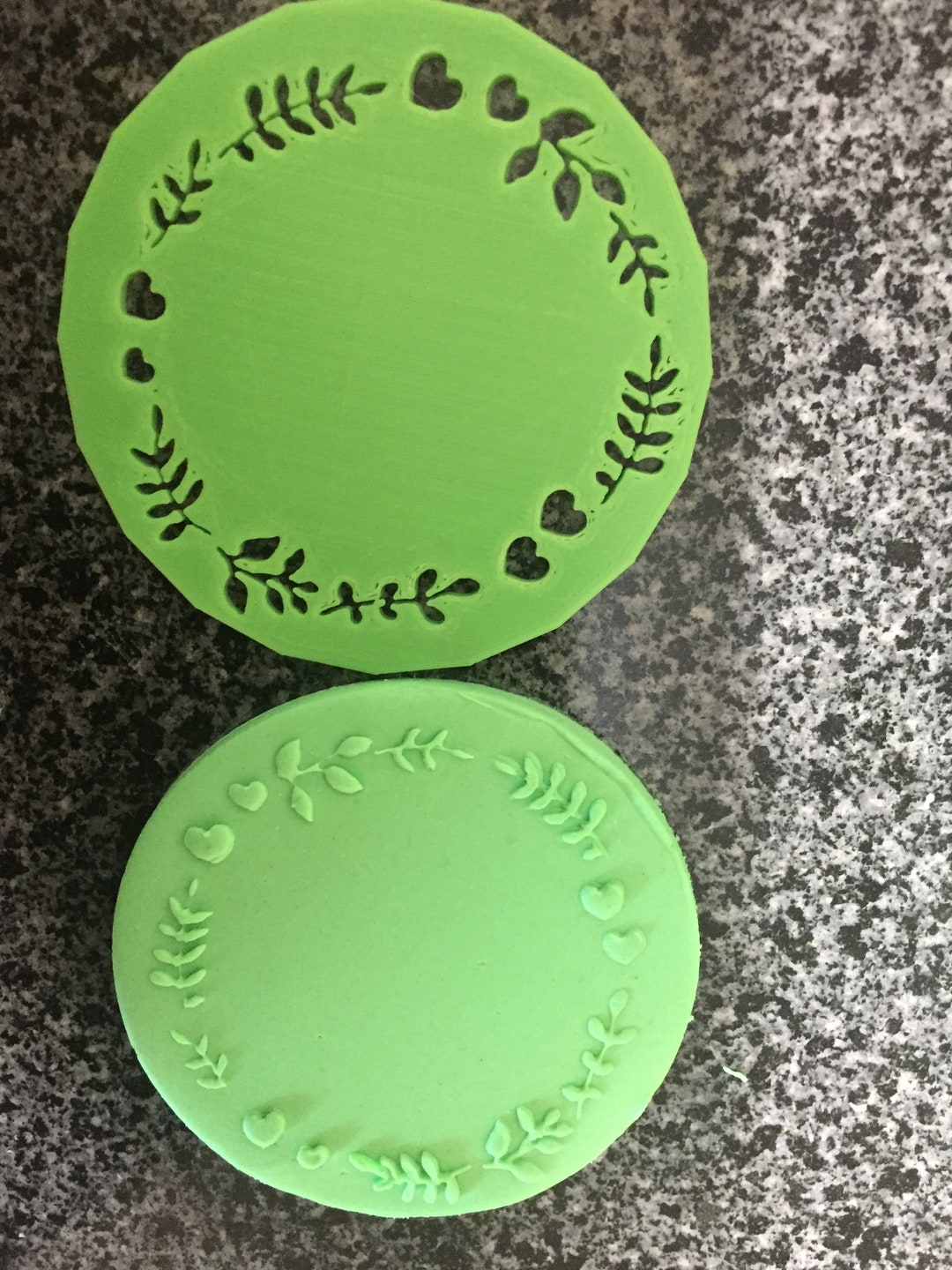 Embroiled Pattern Inverted Cookie Embosser - Etsy