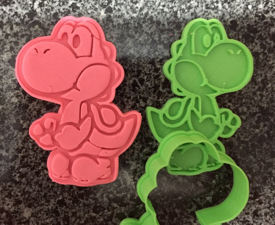 Yoshi Cookie Cutter Embosser - Etsy