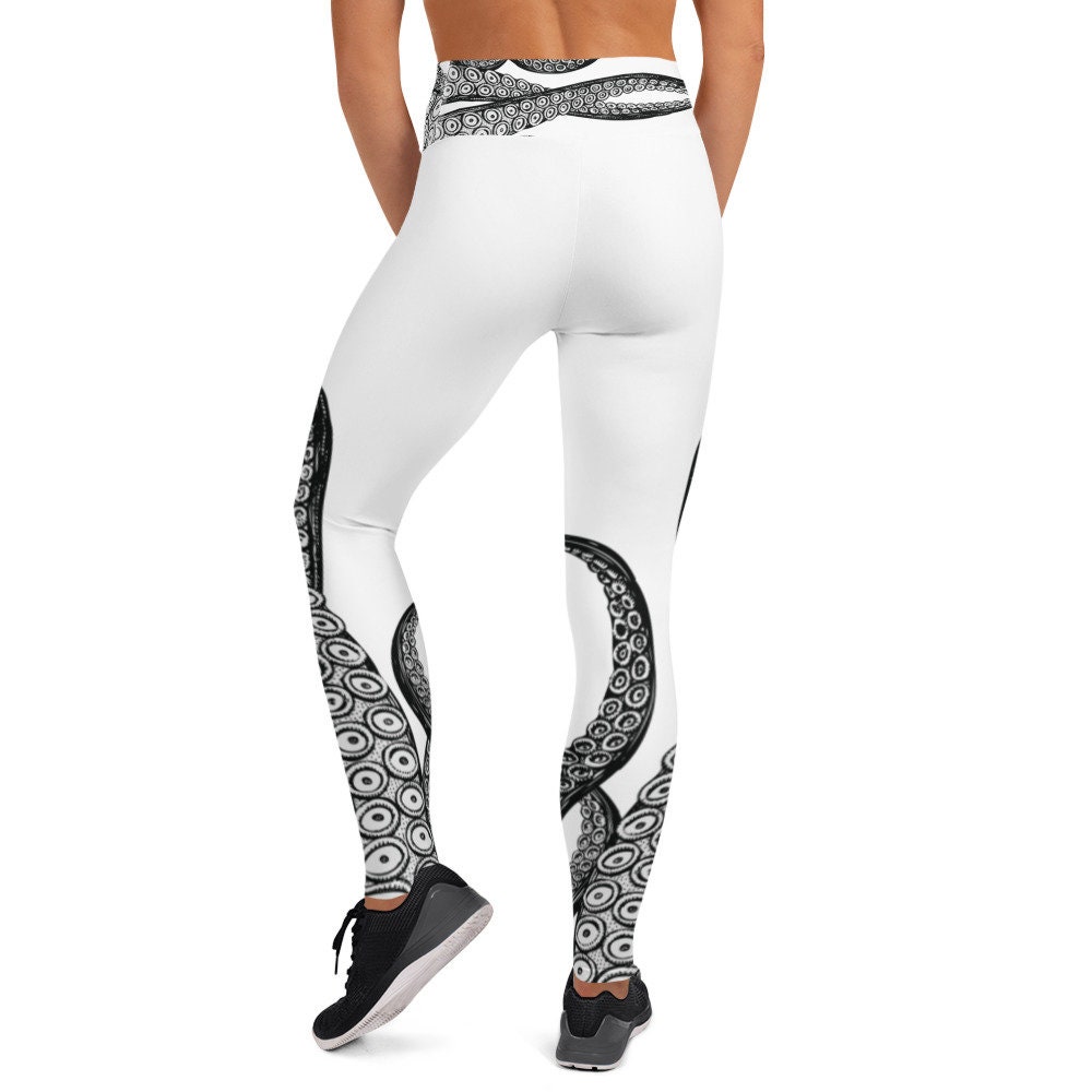 Kraken (octopus) Yoga Leggings - Etsy