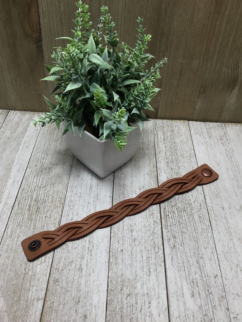 Mystery Braid Leather Cuff Bracelet Svg/braided Bracelet/braid - Etsy