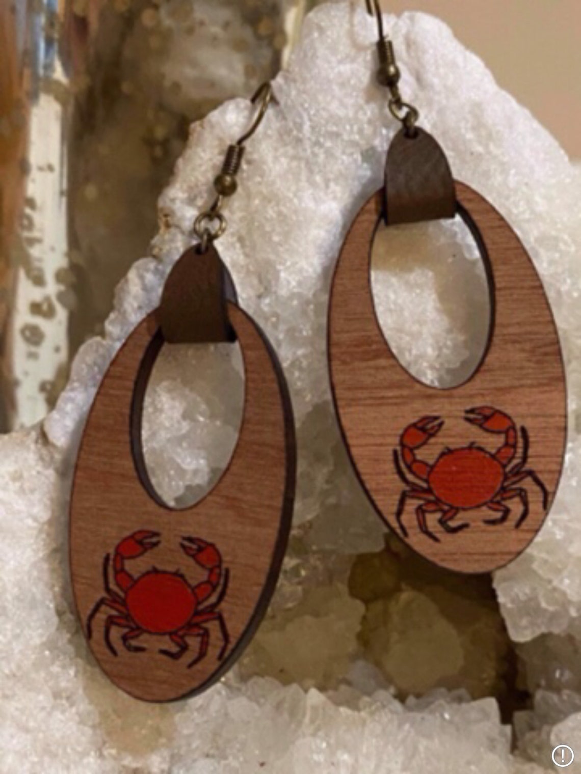 Wood Earring SVG/ Laser Earring SVG/ Beach Print Earring File/ - Etsy