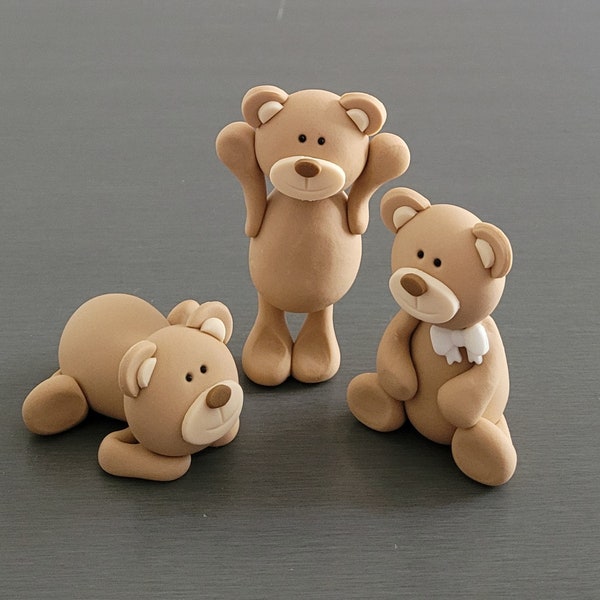 Bear Cake Topper - Etsy