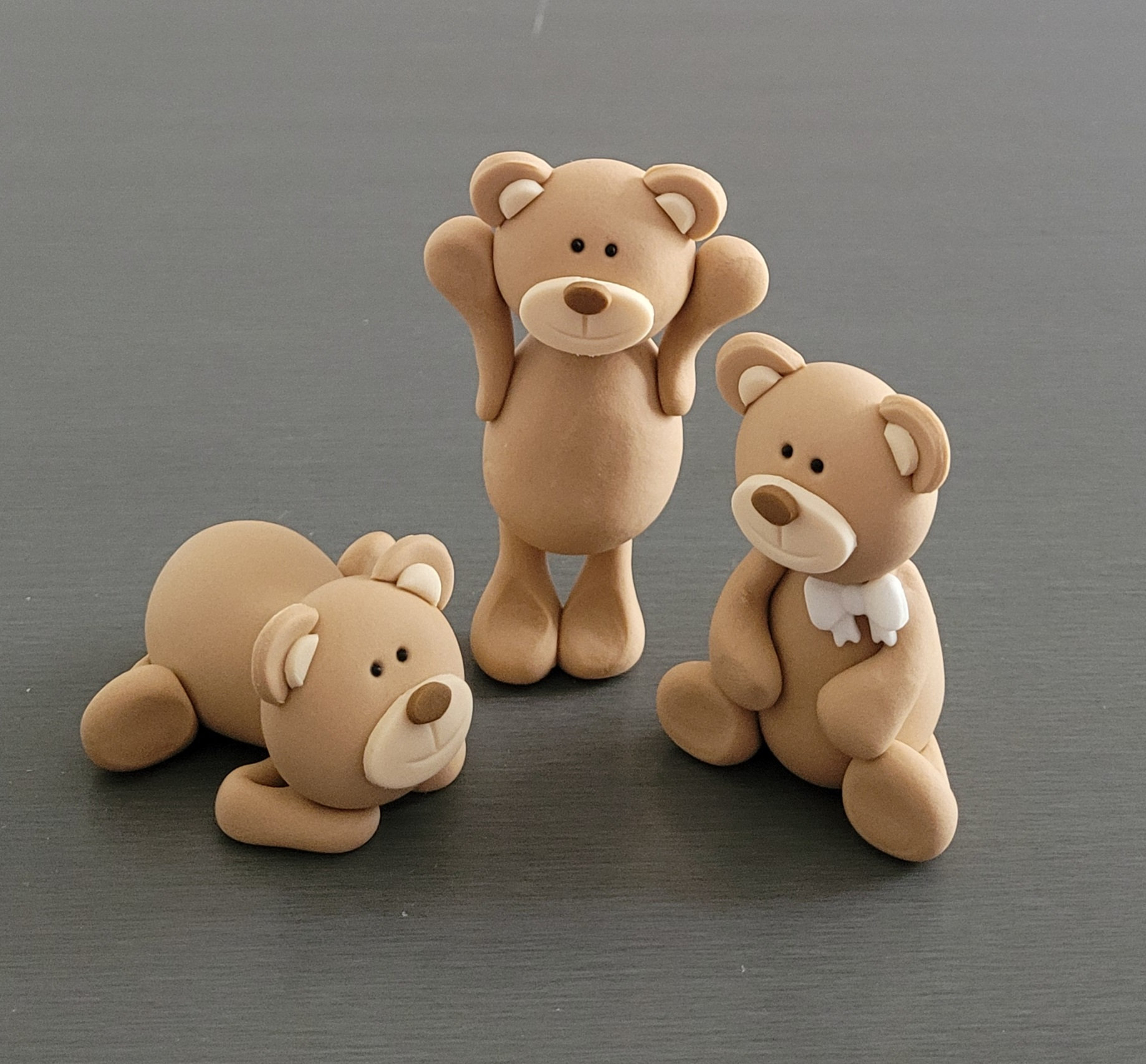 Teddy TAN Bear Cake Toppers - Etsy Australia