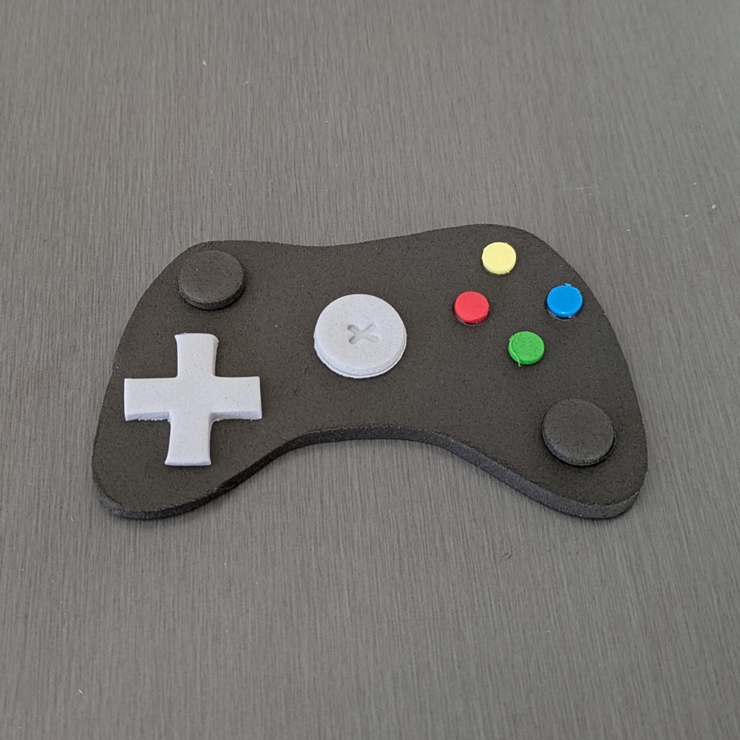 1 X Gaming Controller Cake Topper, Fondant Gamer Decorations - Etsy