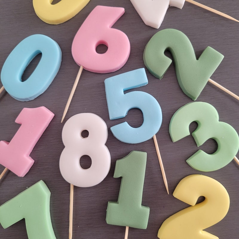 Number on a Stick - Etsy