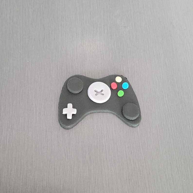 Gaming Controller Cupcaketoppers, Fondant Gaming Controller Topper ...
