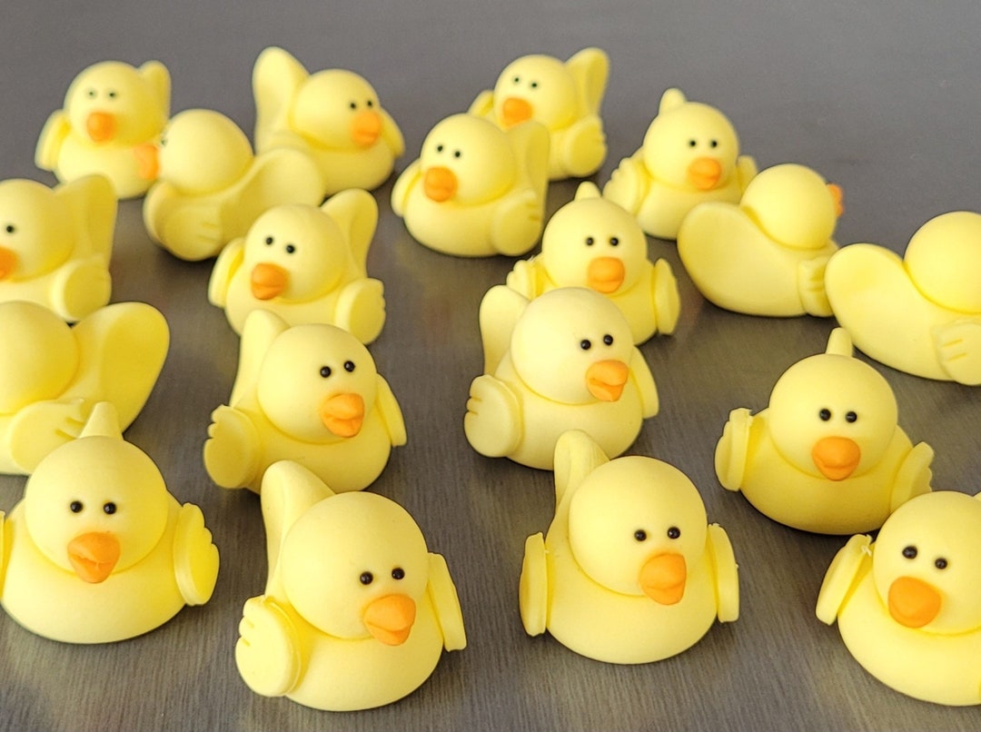 Duck 3D Cake and Cupcake Toppers, Rubber Ducky Cake Decorations ...