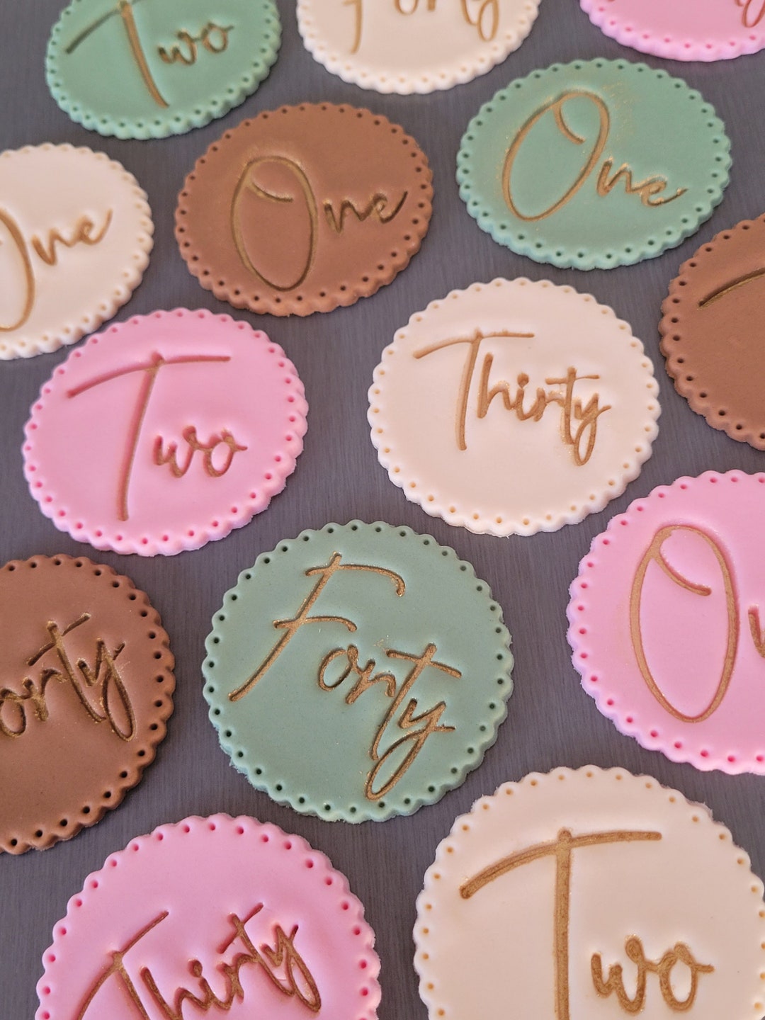 Number Word Toppers, Age Cake Toppers, Birthday Cake Decorations - Etsy