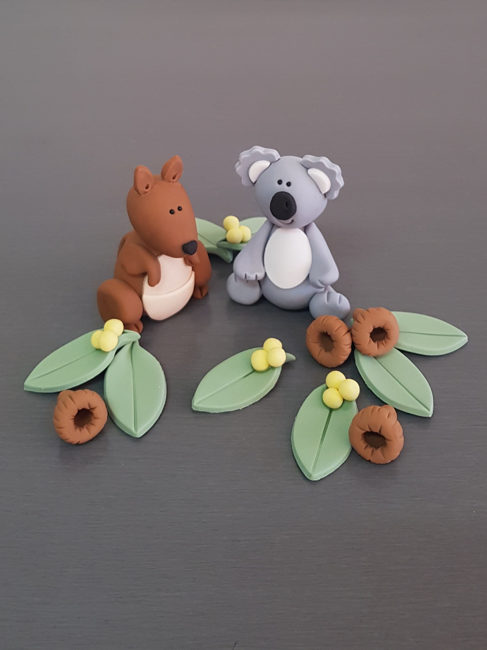 Australiana Cake Toppers, Australian Native Fondant Cake Topper, Koala ...