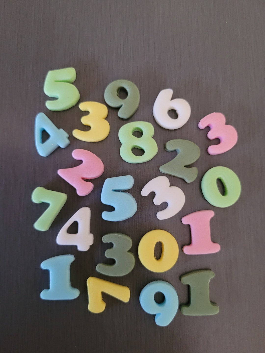 Numbers Toppers plain, Number Cake Toppers, Number Cake Decorations - Etsy