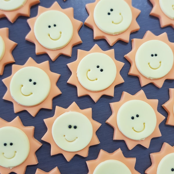 Sun Cupcake Toppers - Etsy