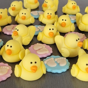 Duck 3D Cupcake & Cake Toppers (sm), Rubber Ducky Cake Decorations ...
