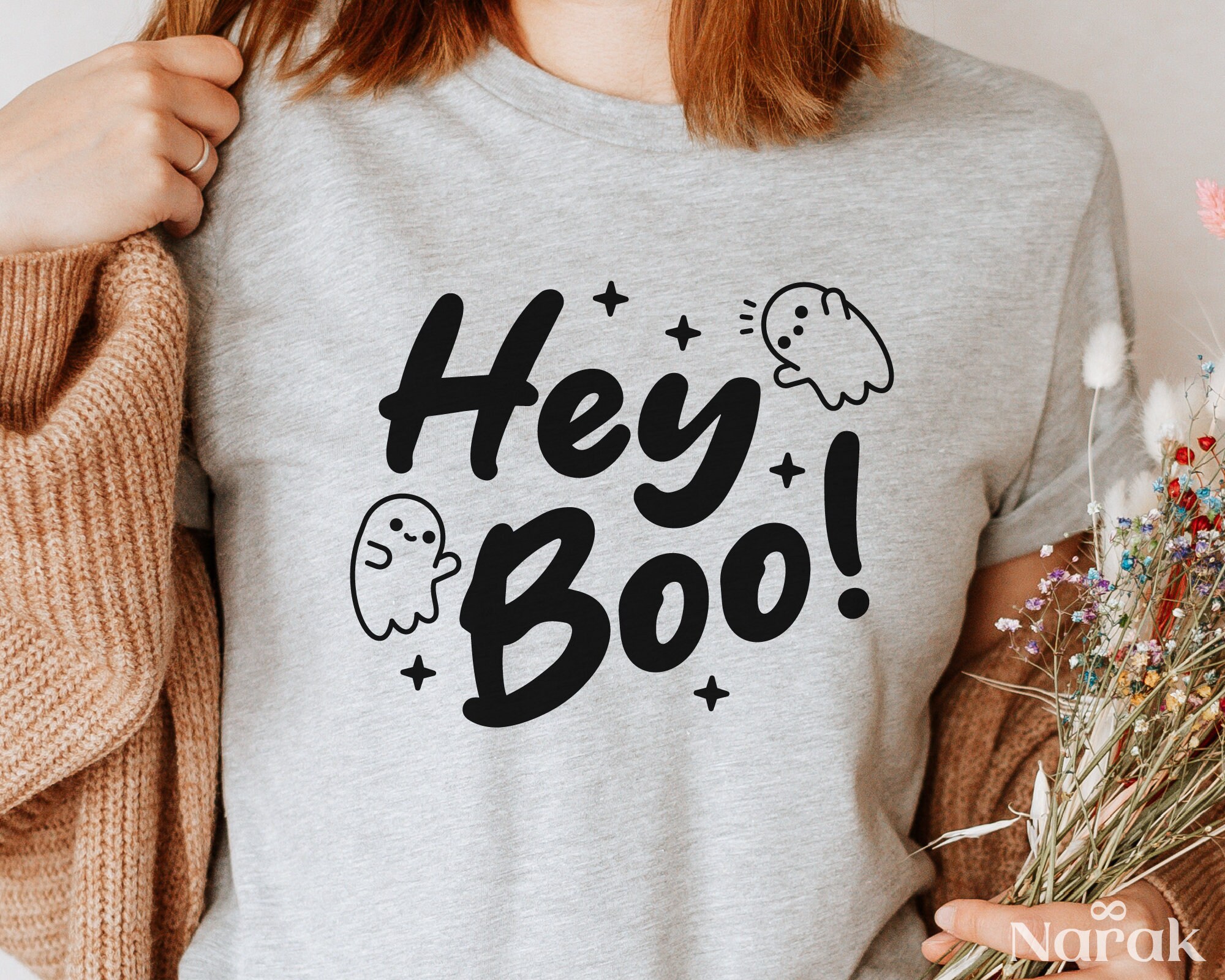 Hey boo SVG PDF PNG Cute Ghost svg Spooky Babe svg Spooky - Etsy España