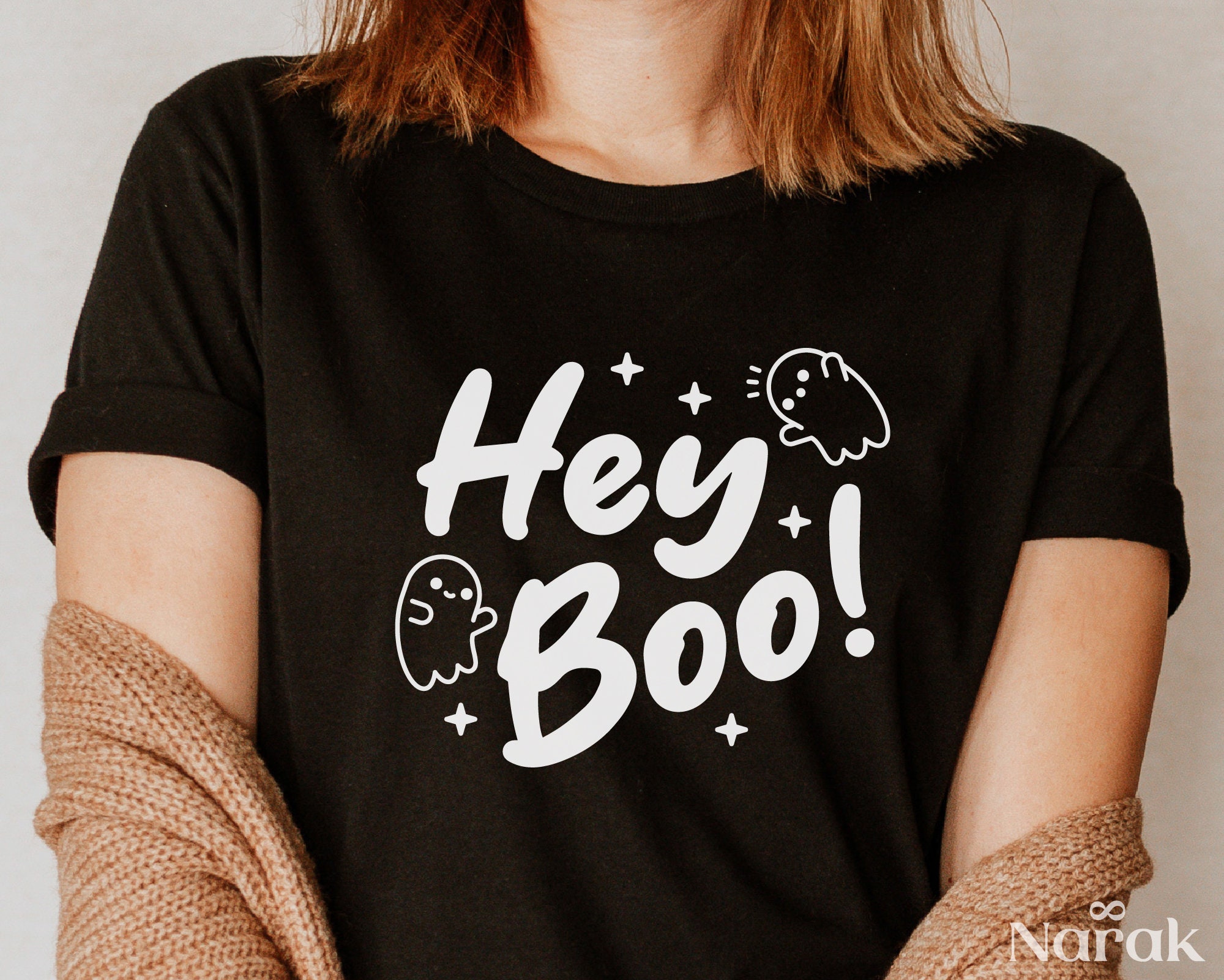 Hey Boo SVG PDF PNG, Cute Ghost Svg, Spooky Babe Svg, Spooky Season Svg ...
