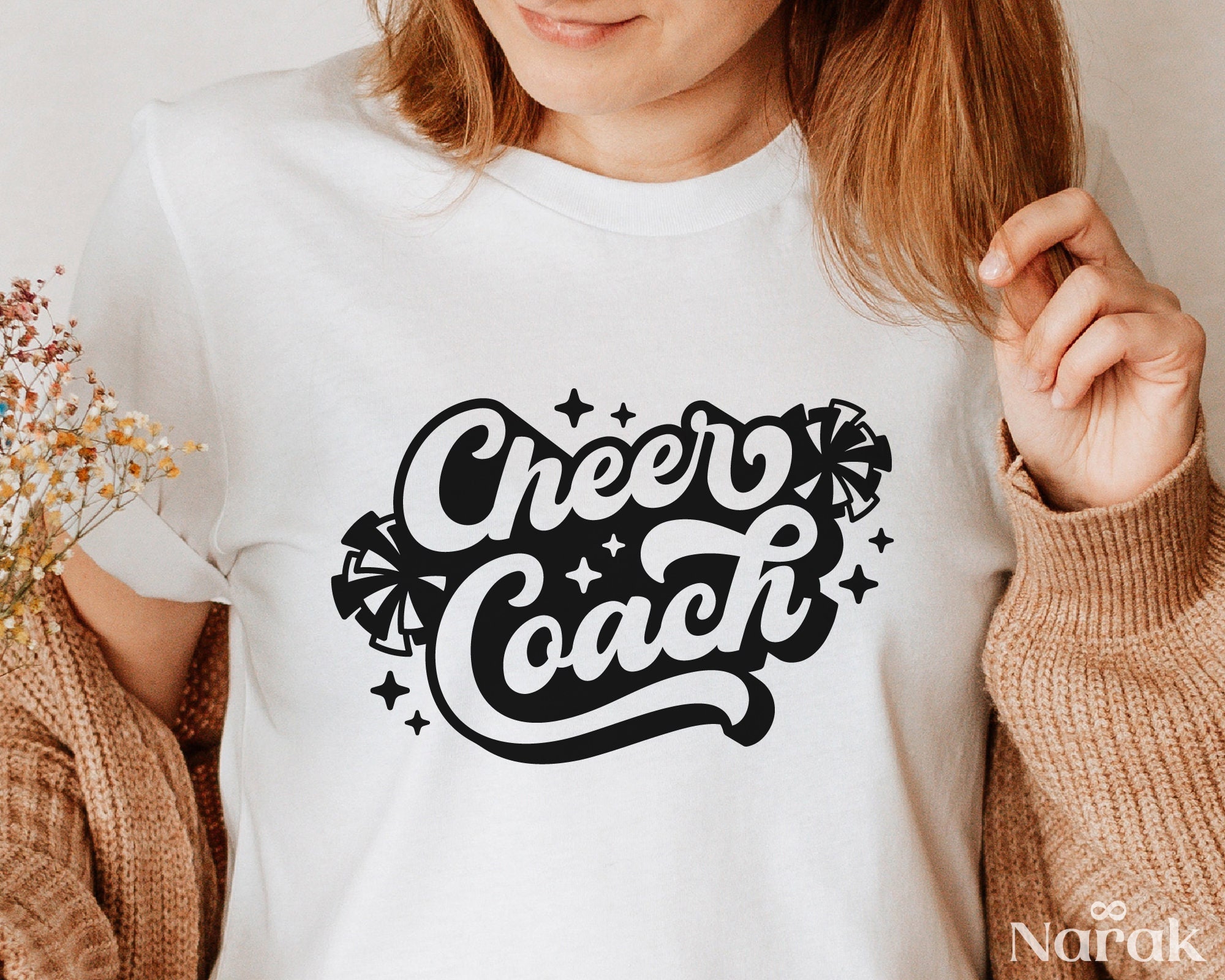 Cheer Coach SVG PDF PNG Cheerleader svg Cheerleader svg - Etsy Schweiz