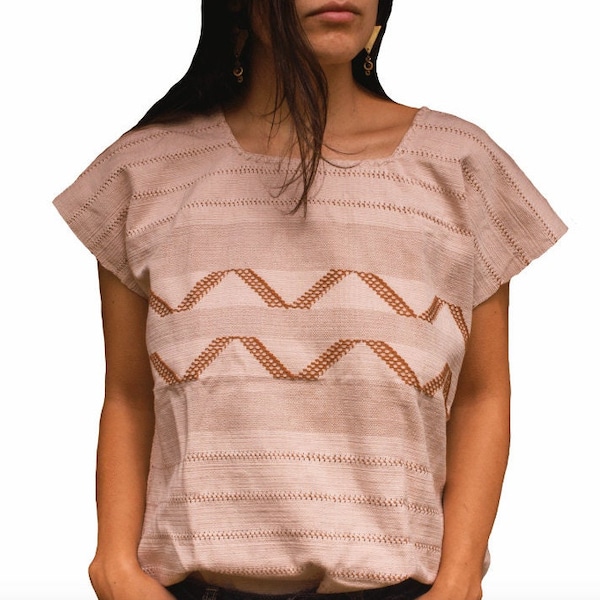 Cotton Huipil Shirt - Etsy