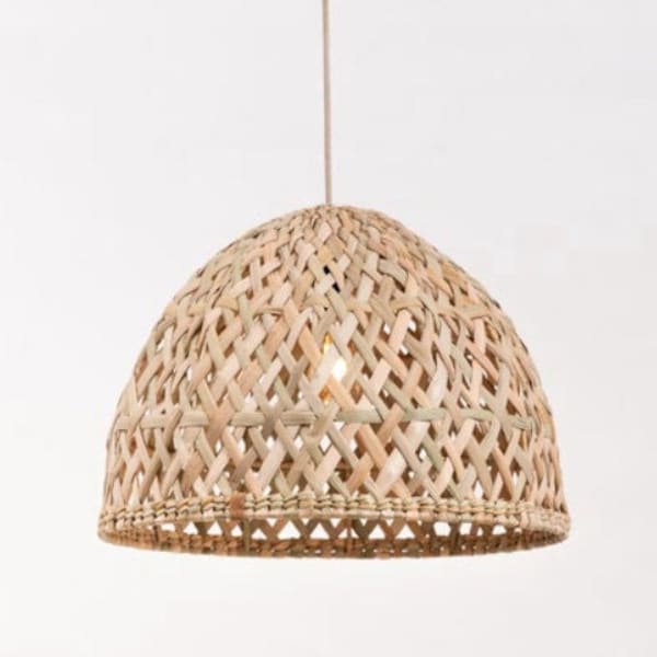Woven Pendant Light - Etsy