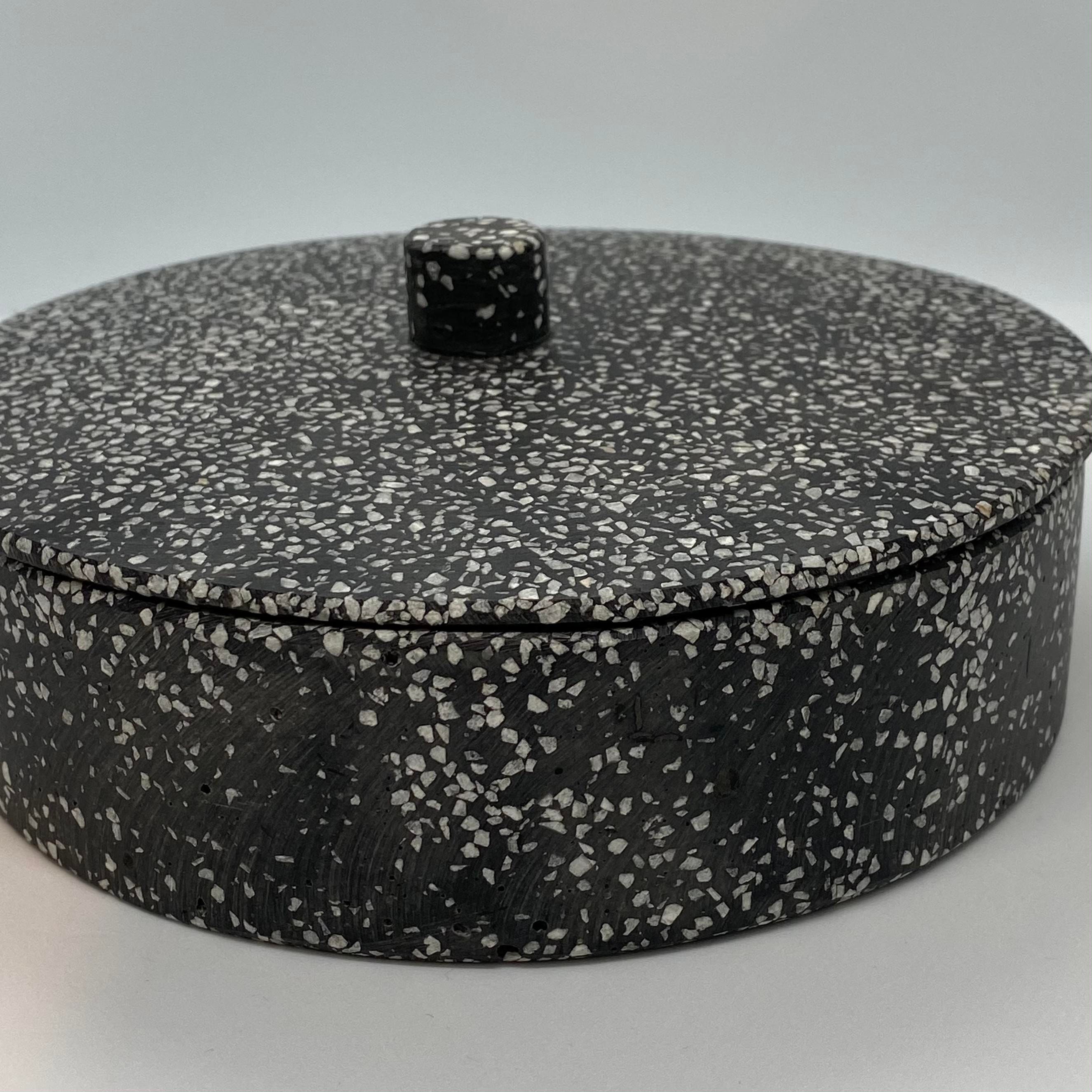 Marmolina Tortilla Warmer - Authentic Mexican Black White Marble Stone ...