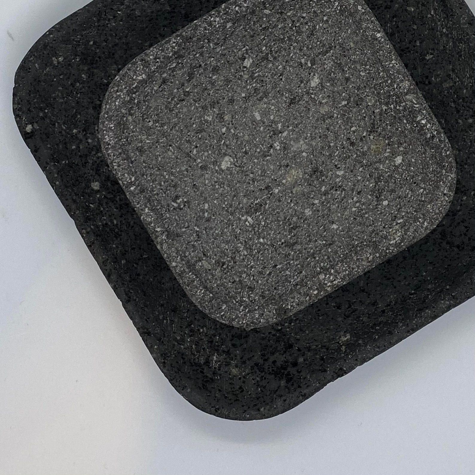 Authentic Mexican Volcanic Rock Dinner Plates Set. Serving Plates ...