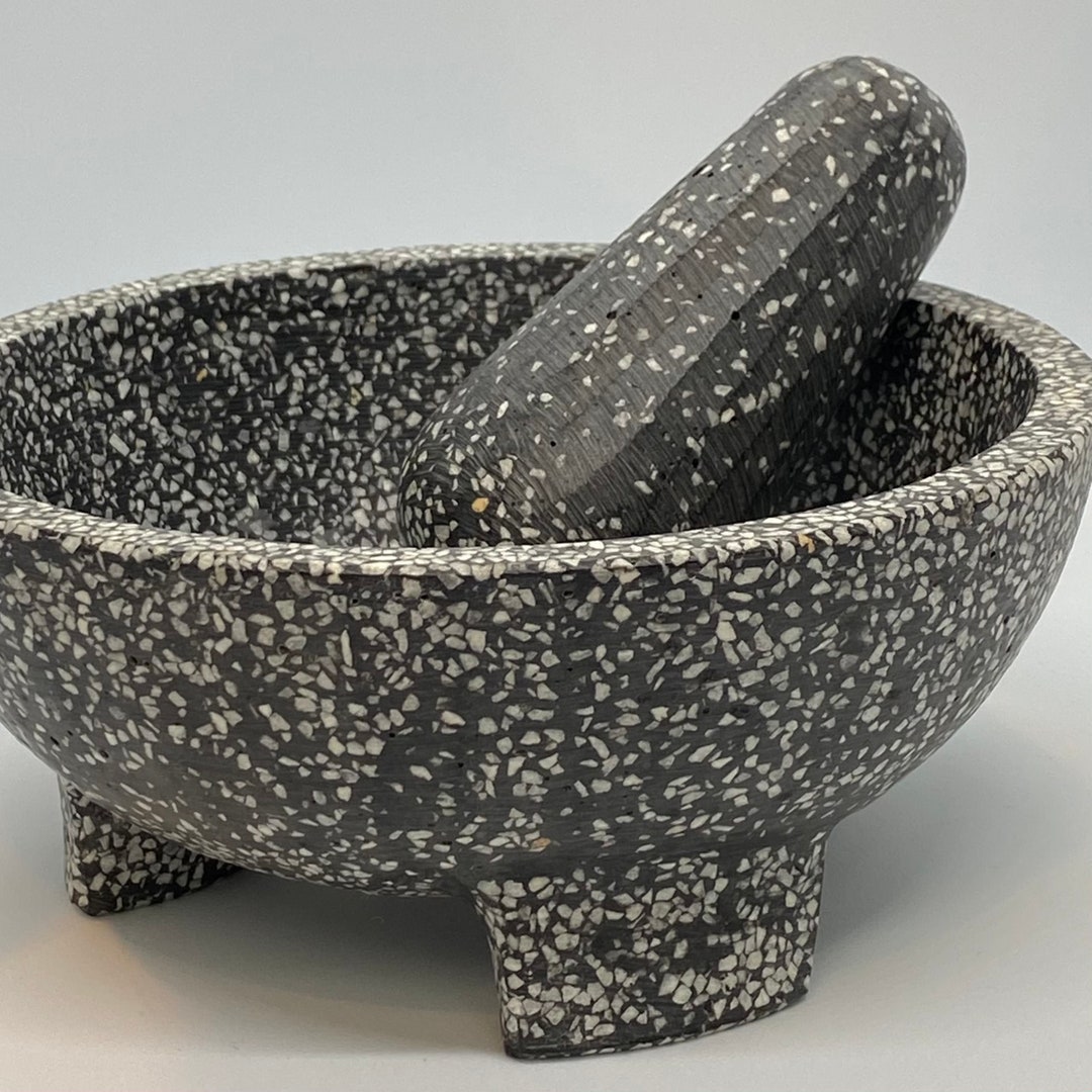 Marmolina Genuine Handcrafted Mexican Mortar and Pestle Set Made Out of ...