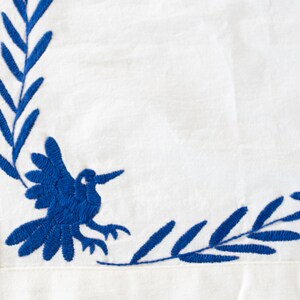 Mexican Hand Embroidered Otomi Placemats and Napkins 8 Piece Set ...