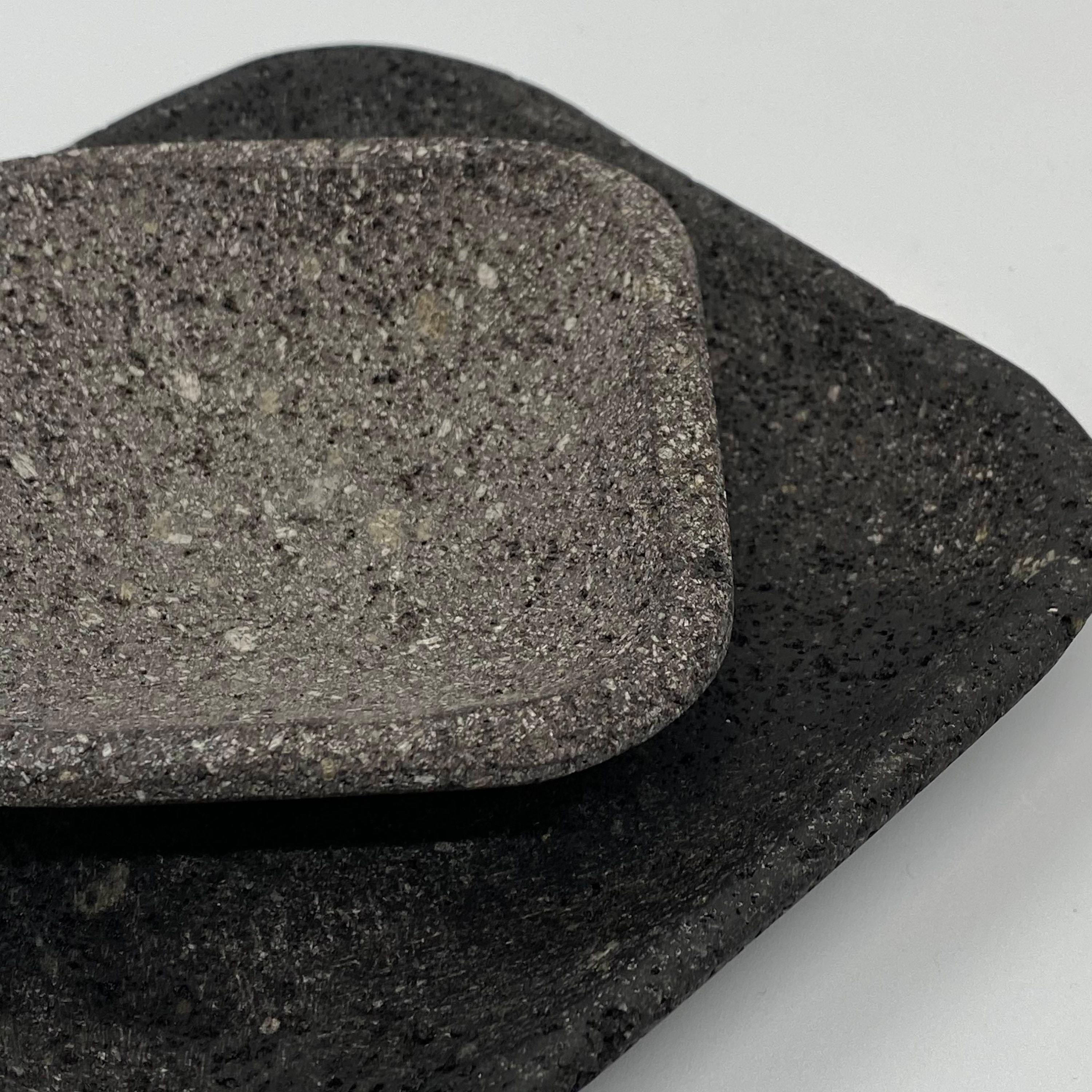 Authentic Mexican Volcanic Rock Dinner Plates Set. Serving | Etsy