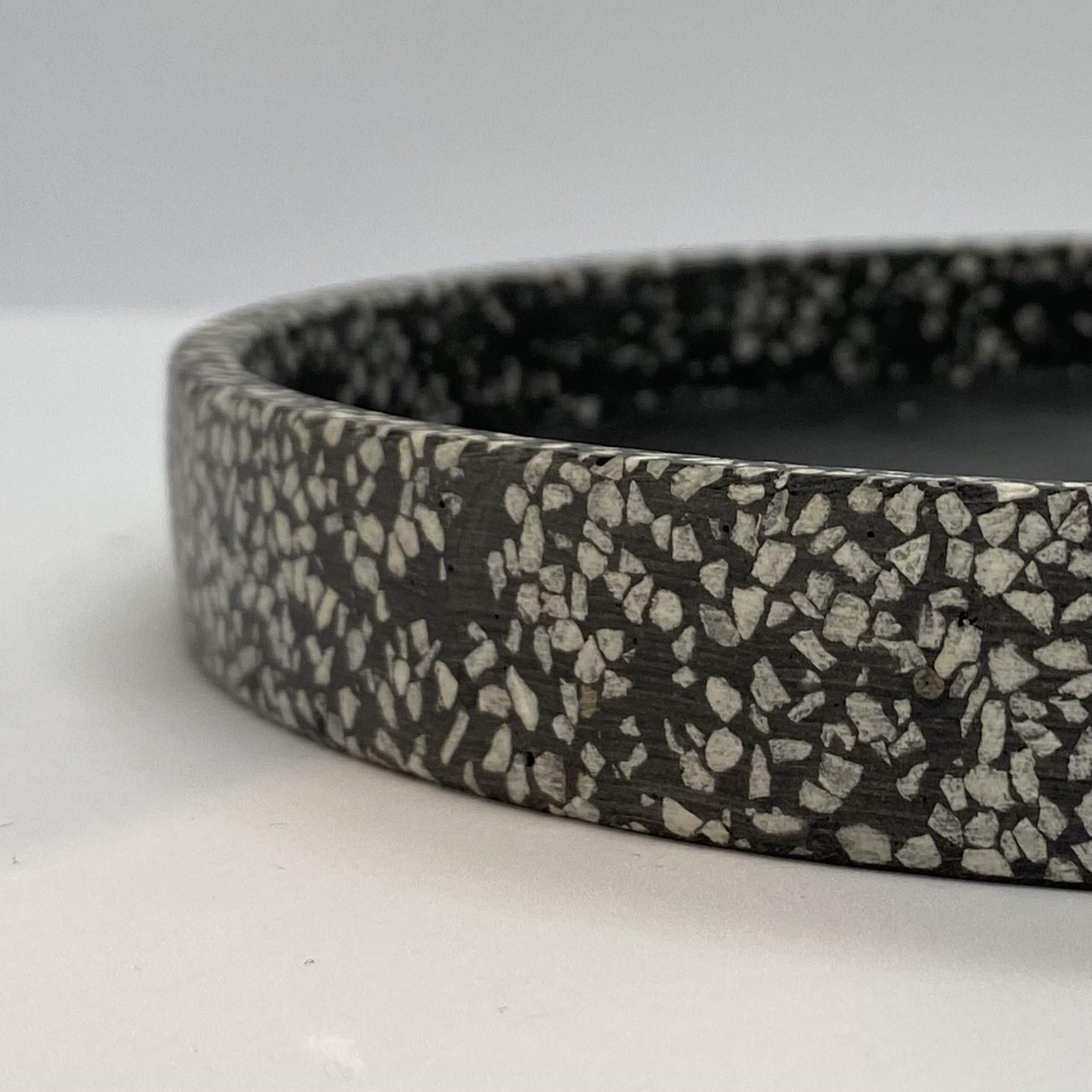 Marble Stone Round Dinner Plates Set. Authentic Mexican Black | Etsy