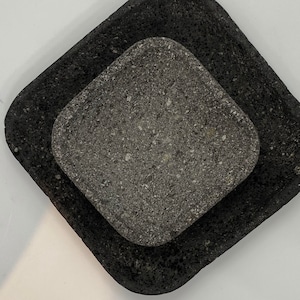 Authentic Mexican Volcanic Rock Dinner Plates Set. Serving Plates ...