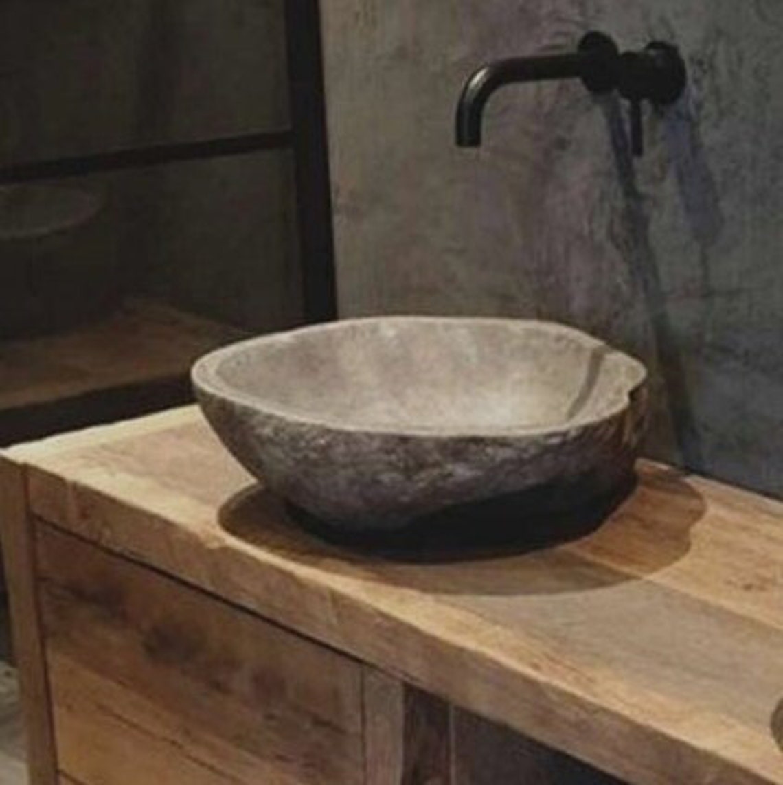 Rio Natural River Stone Vessel Sink Washbasin. High Quality 100% ...