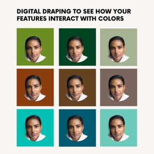 Professional Personal Color Analysis, Seasonal Color Swatch, 24 Palette ...