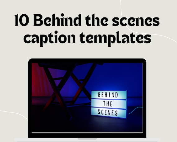 10 Behind the Scenes Instagram Captions Product-based Content | Etsy