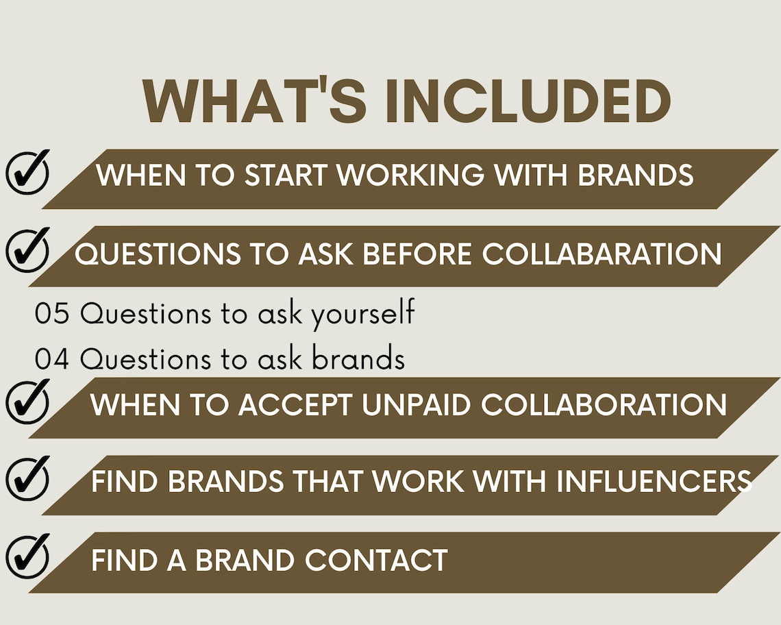 Guide to Landing Brand Collaboration Making Brand Deal Tips - Etsy