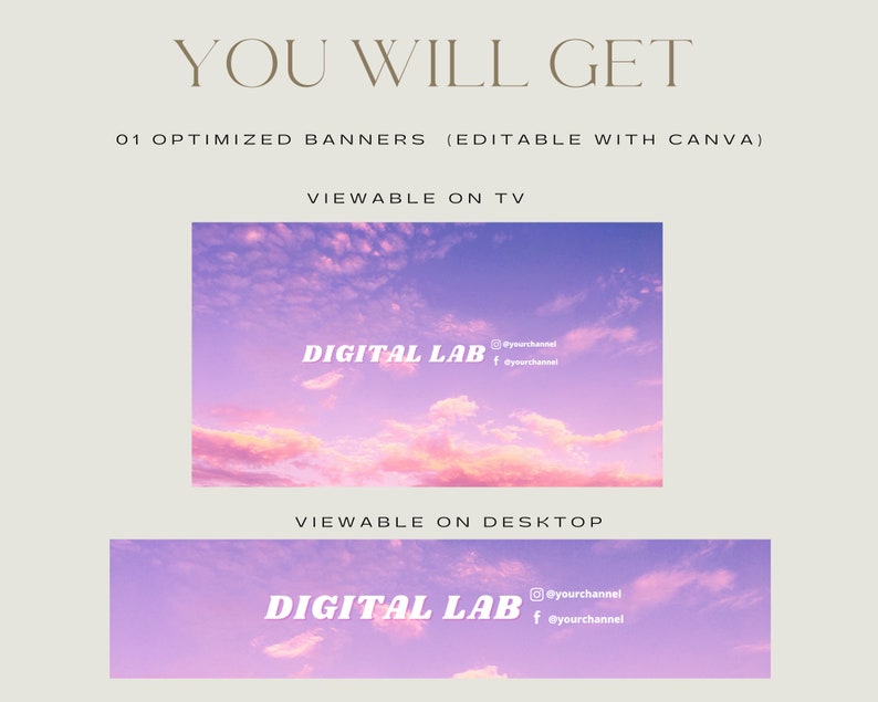 Custom Animated Youtube Intro Youtube Outro Youtube Banner - Etsy