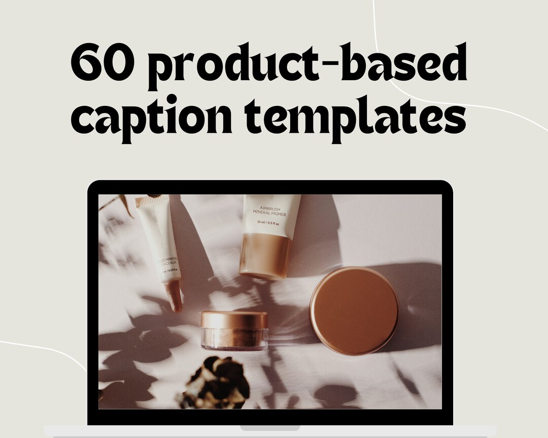 60 Product-based Instagram Captions, Business Content Template ...