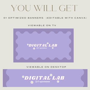 Custom Animated Youtube Intro, Youtube Outro, Youtube Banner, Template Canva Editable, Aesthetic ...