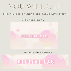 Editable Animated Youtube Intro Outro, Youtube Banner, Custom Template ...