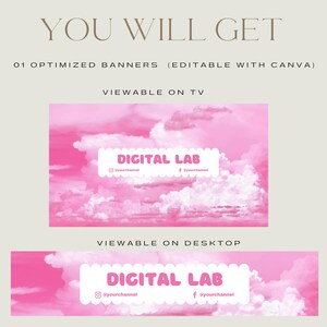 Editable Animated Youtube Intro Outro, Youtube Banner, Custom Template ...