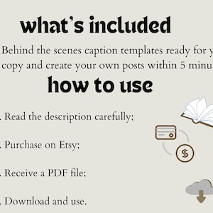 10 Behind the Scenes Instagram Captions, Product-based Content Template ...