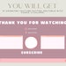Editable Animated Youtube Intro Outro Youtube Banner Custom - Etsy