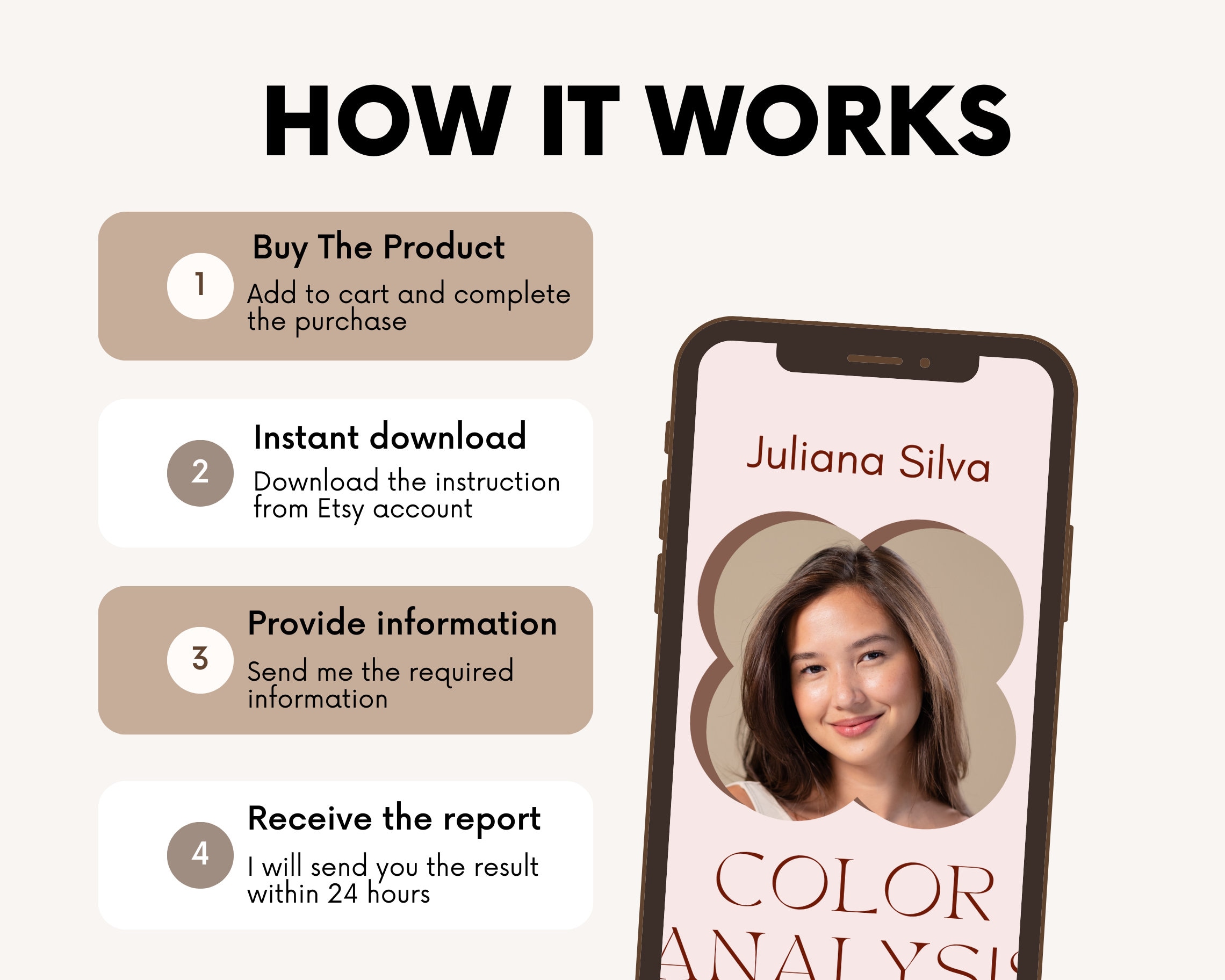 Professional Personal Color Analysis Seasonal Color Swatch - Etsy