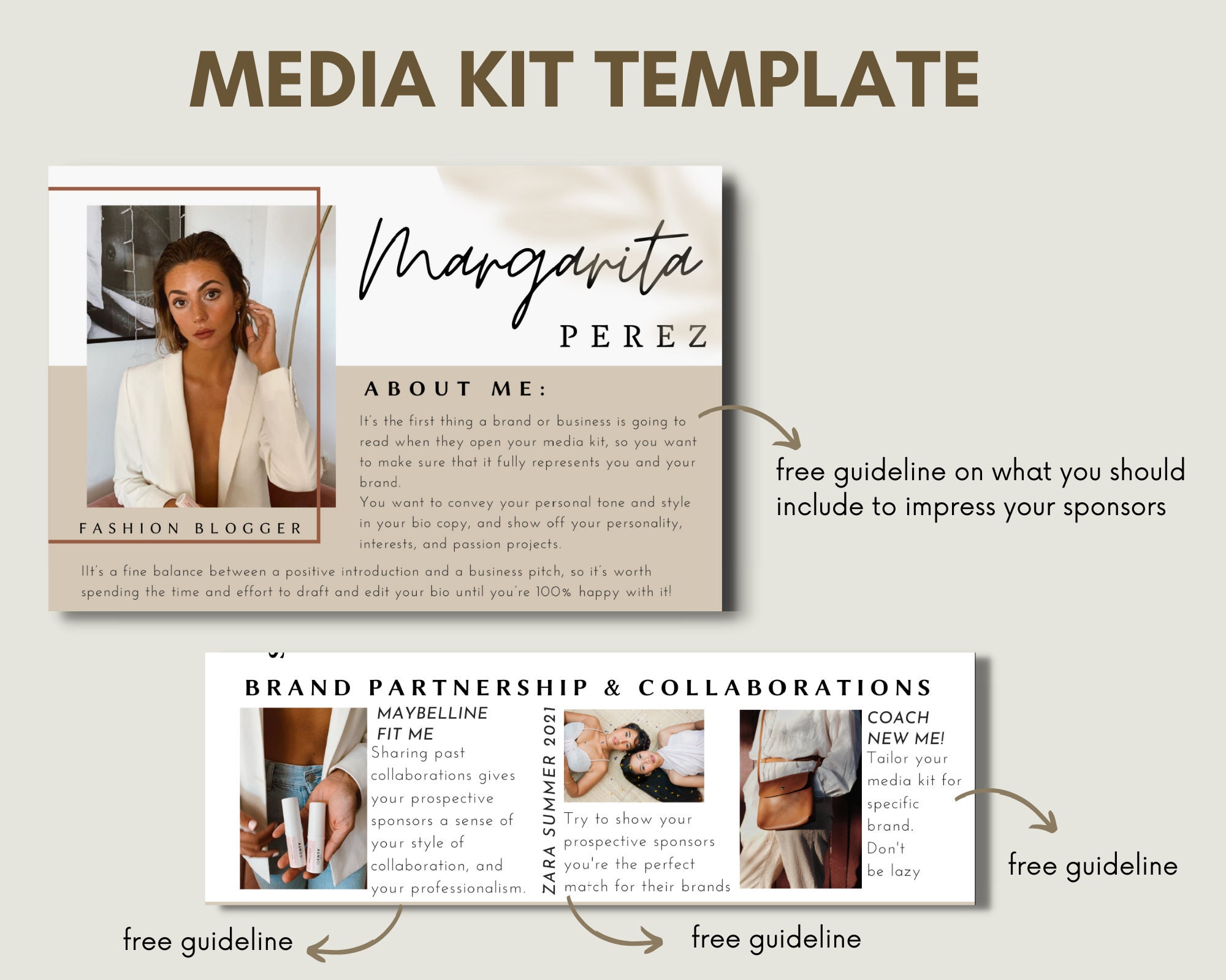 Influencer Starter Kit Brand Email List Media Kit Contact - Etsy