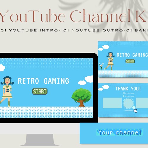 Aesthetic Custom Animated Youtube Intro Youtube Outro - Etsy